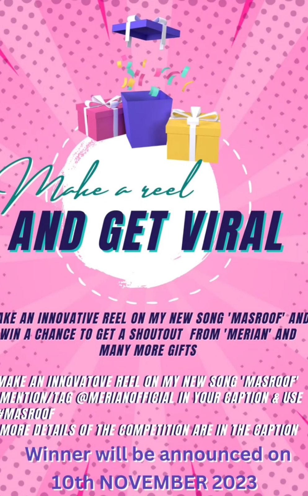 Get Ready for an Epic Shoutout: Create an Innovative Reel for ‘MASROOF ...