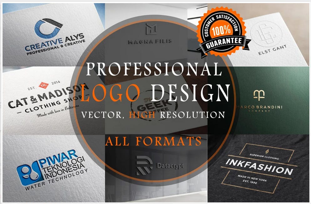 i will design bespoke logo design vector files unlimited concepts | by ...