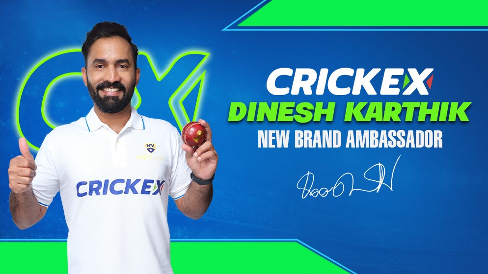Dinesh Karthik Joins Crickex as Official New Brand Ambassador | by Crickex | Aug, 2024 | Medium