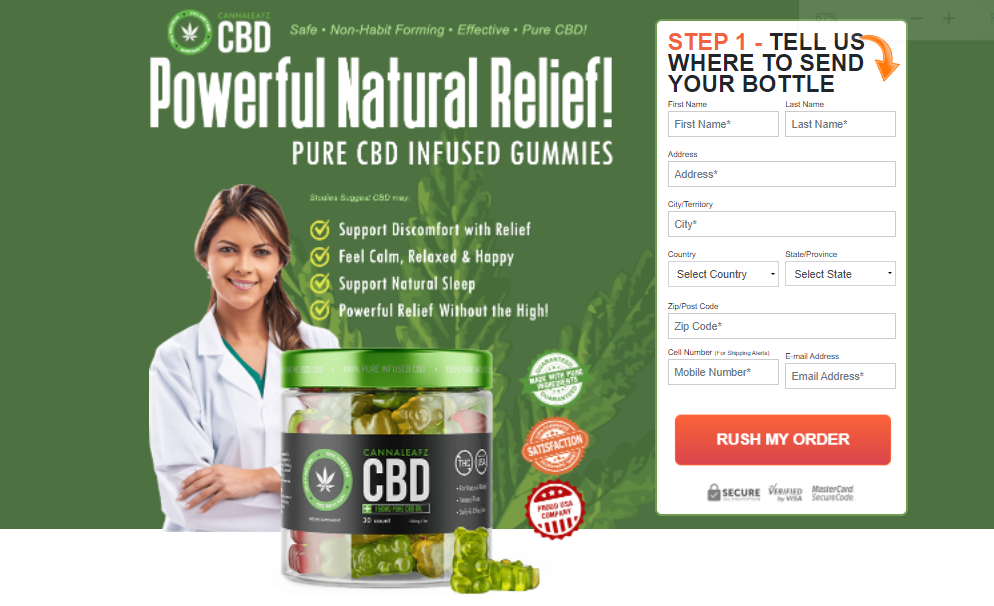 Cannaleafz CBD Gummies Canada Reviews — UPDATES 2022 Benefits, Side ...