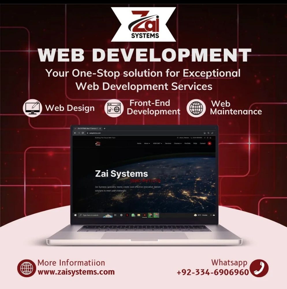 Web Development Services | Zai Systems - Alice Luna - Medium