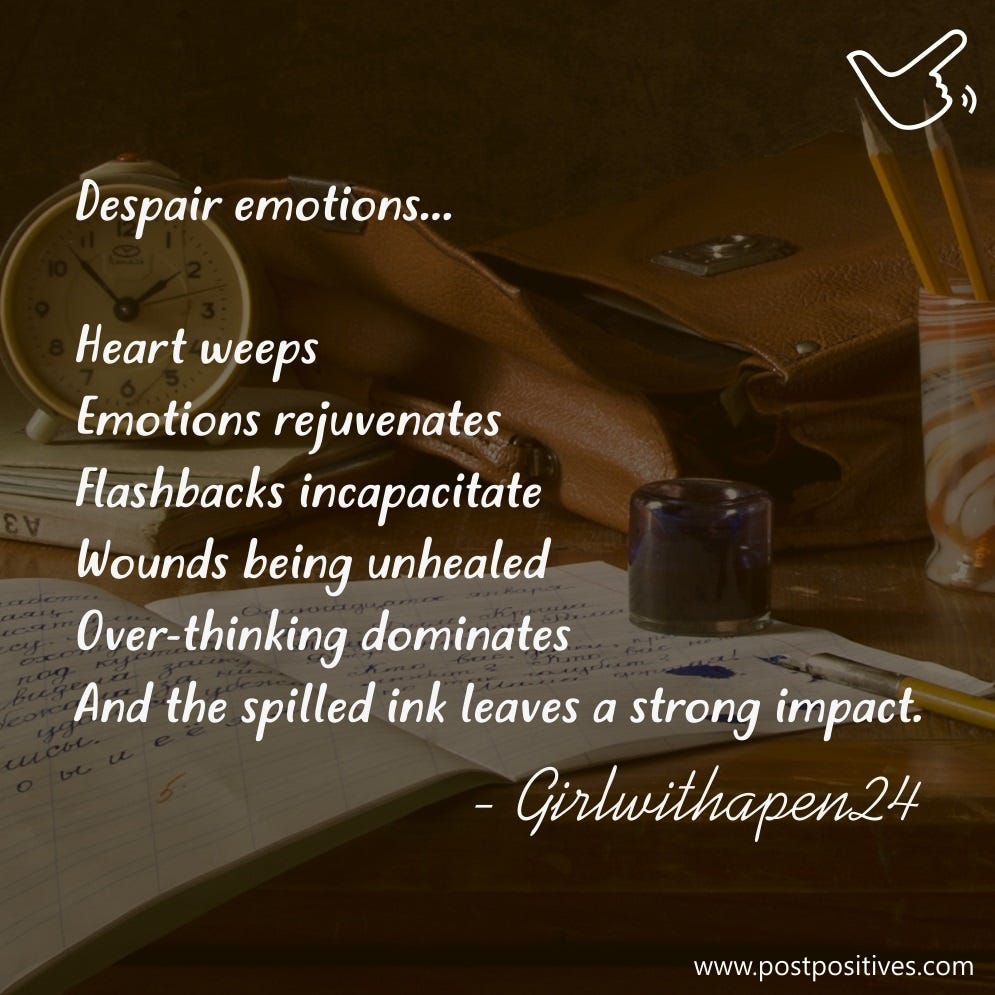Let those emotions out #poem #postpositives | by PostPositives | Medium