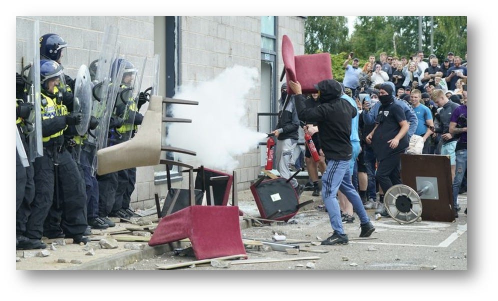 Visual Analysis of UK Riots in the Aftermath of Southport Stabbings ...