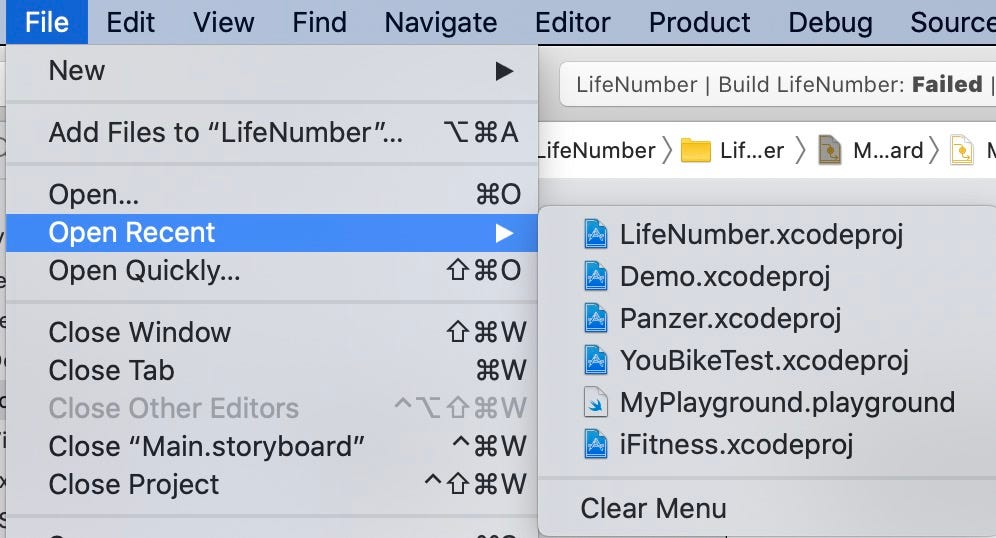 重開專案視窗，重開 Xcode & 重開 Mac — iOS App 開發究極大絕招 | by 彼得潘的 iOS App Neverland | 彼得潘的 Swift iOS App 開發問題 ...
