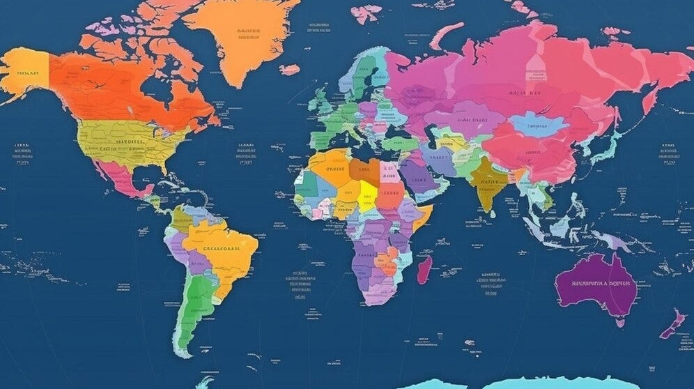 A Visual Tour of 7 Continents — Presentation and Google Slide | by ...