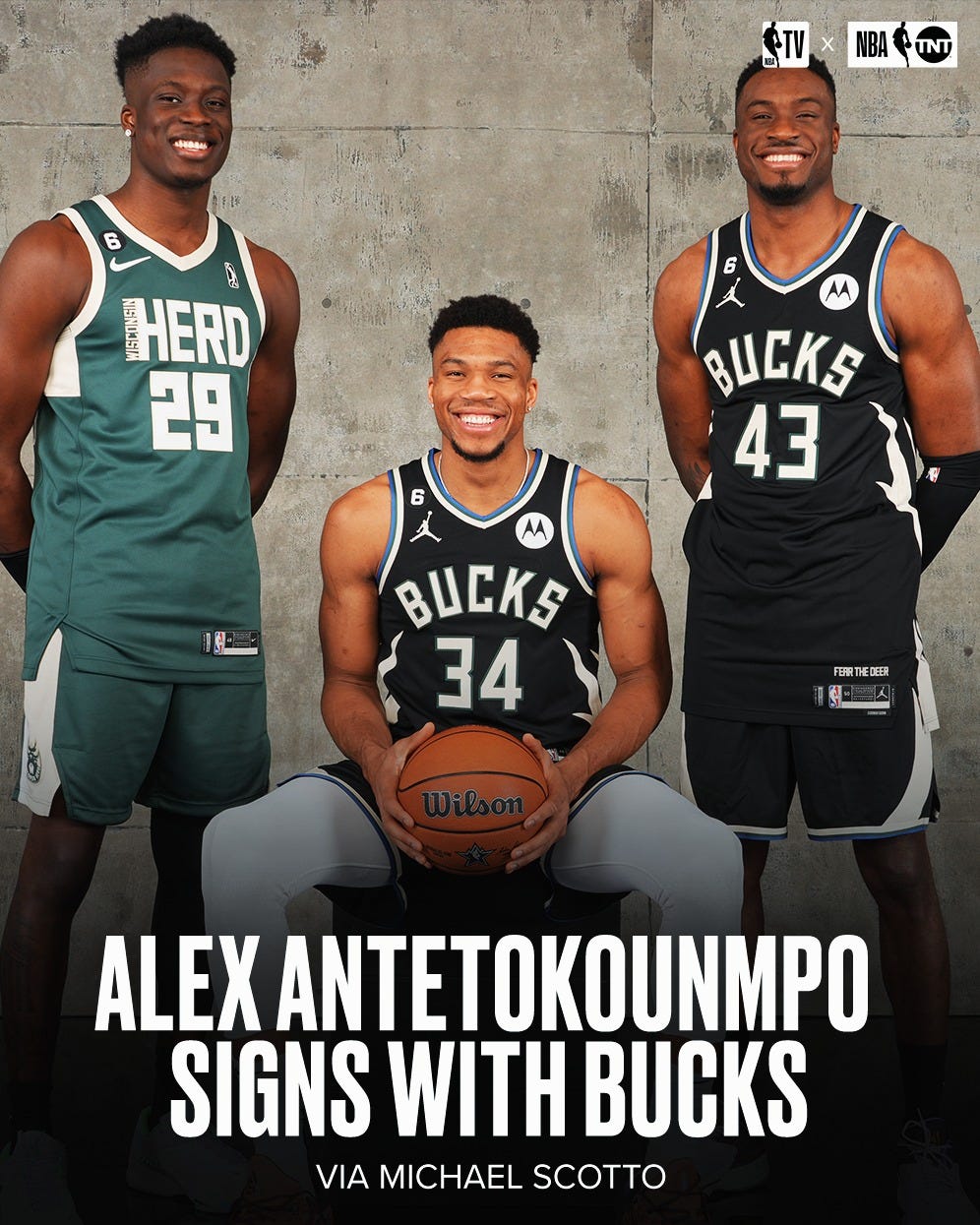 “Antetokounbros Unite: A Family Dream Realized as All Three Brothers ...