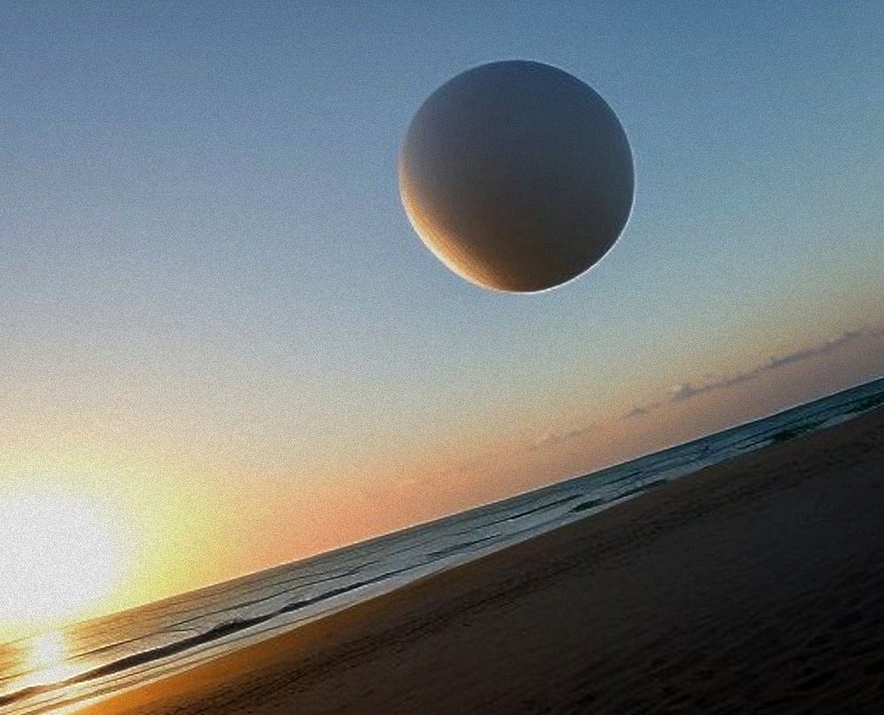 White Ball Of Light Doing Maneuvers Over Ocean, Myrtle Beach, South ...