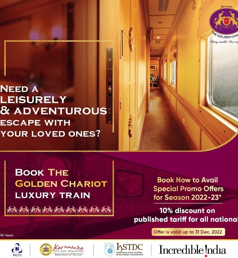The Golden Chariot Luxury Train
