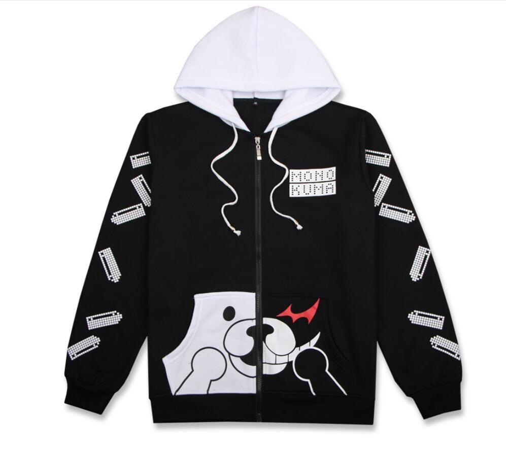 Danganronpa Jacket: Monokuma Jacket - Anime Jacket - Medium
