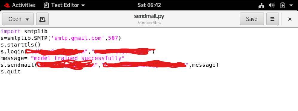 Configuring the mail notification using SMTP-lib python file in jenkins ...