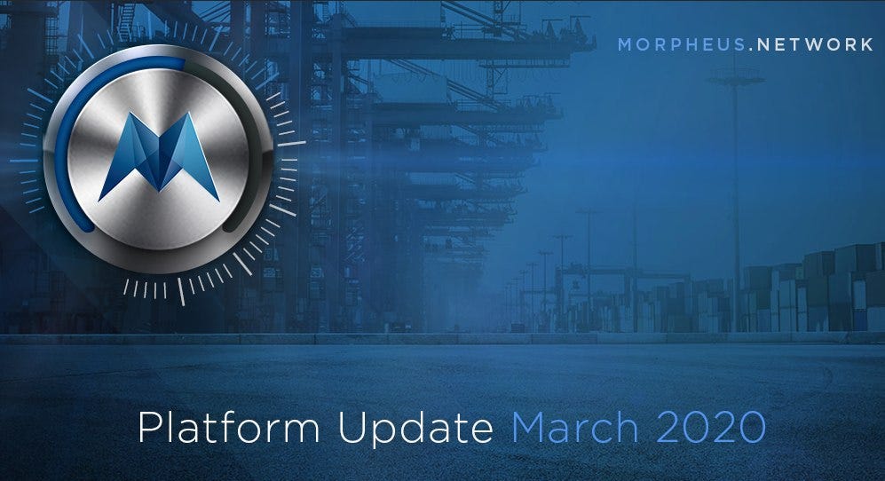 Platform Development Activity. Morpheus.Network operates a few private ... Platform Development Activity. Morpheus.Network operates a few private ...