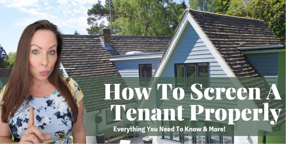 How To Screen A Tenant Properly. If you recently bought an investment ...