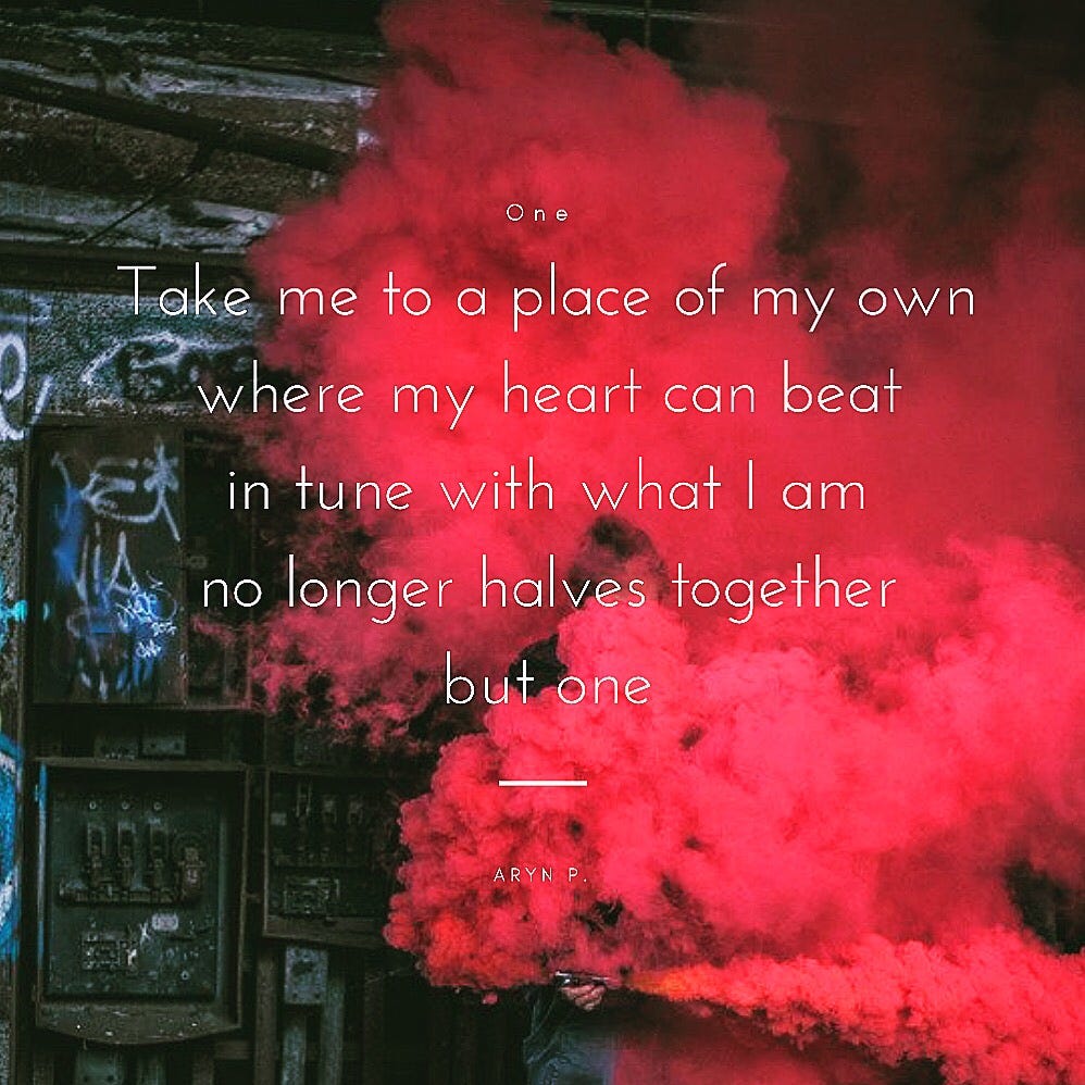 One. Though I may have tried | by Aryn P. Noire | Medium