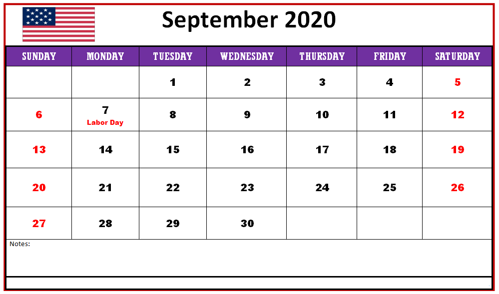September Calendar 2020. Today we have shared Blank Calendar… | by ...