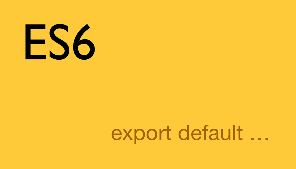 Avoid ES6 default exports. This is nit picky territory. Yes, we… | by ...